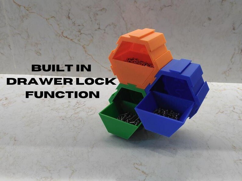 Hexagonal Modular Storage Solution - Hex Drawer 2.0 - Personalize Your ...