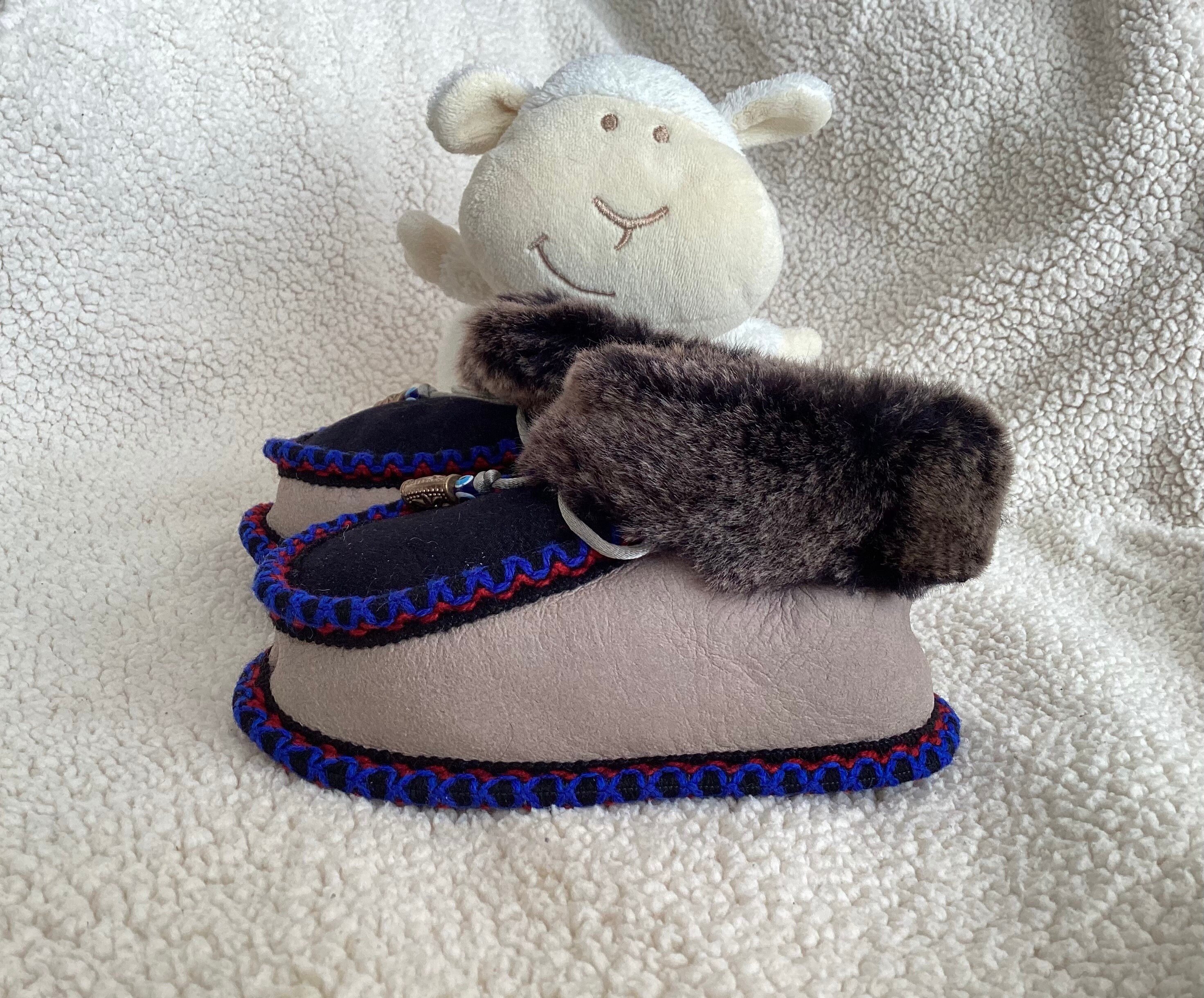 Eskimo Style Sheepskin Booties - Etsy