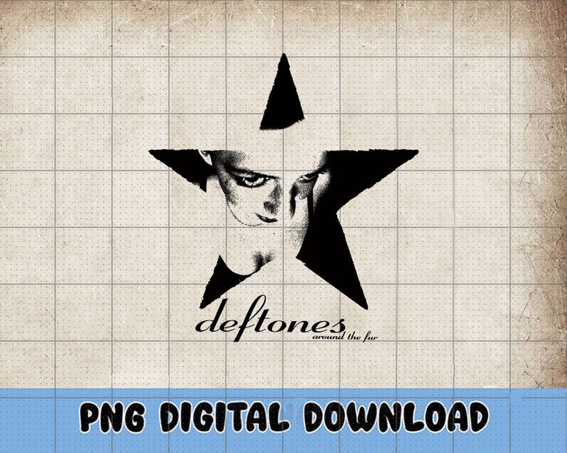 DEFTONES T Shirt Design. PNG Digital 4500x5100 Px. ROCK, Metal, Retro ...
