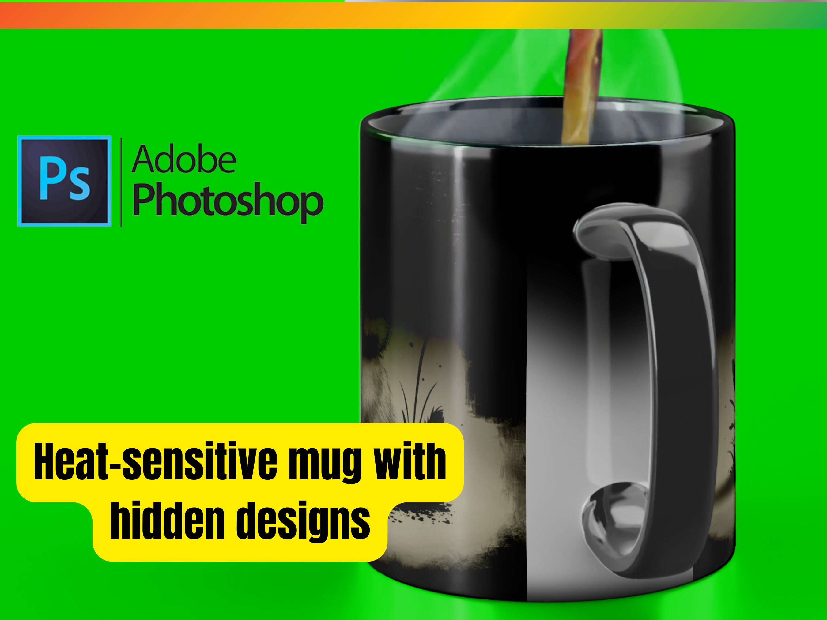 Magic Mug Mockup Video, Rotating Animated Mockup, Photoshop Mug PSD ...