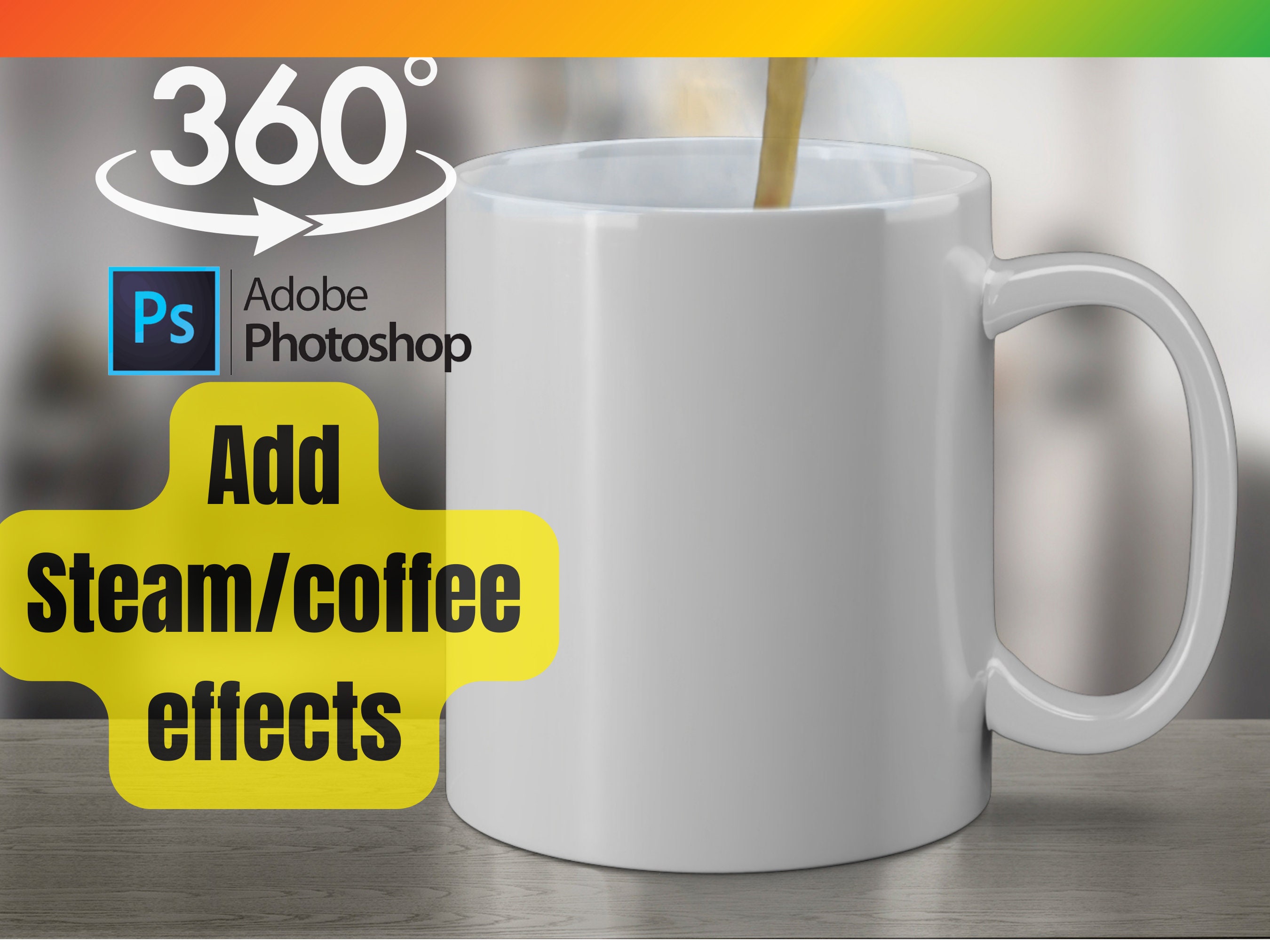 Mug Mockup Video, 11oz Spinning Mug, Rotating Animated Mockup ...