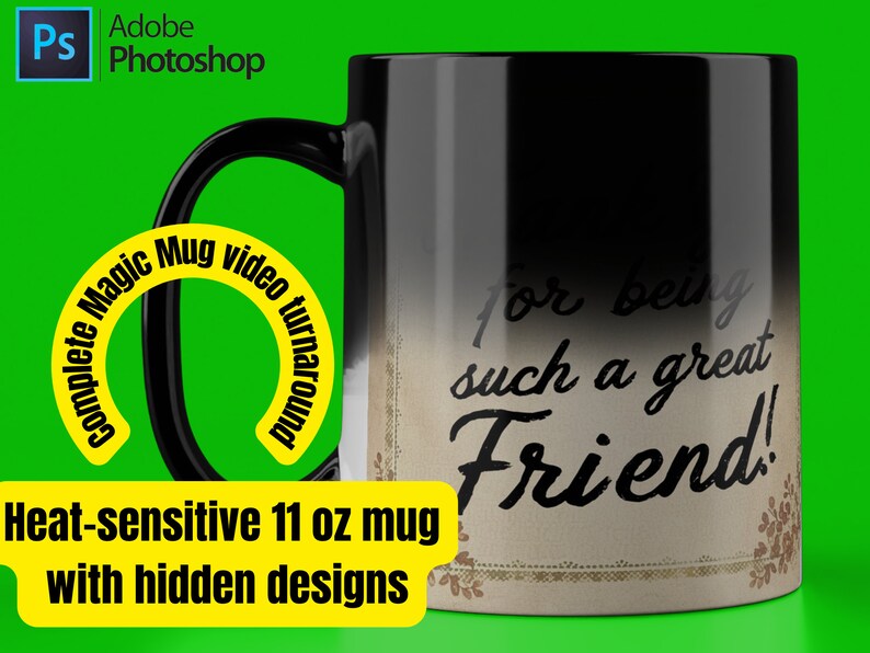 11oz Magic Mug Video Mockup, Spinning Magic Mug, Rotating Mug,mp4 ...