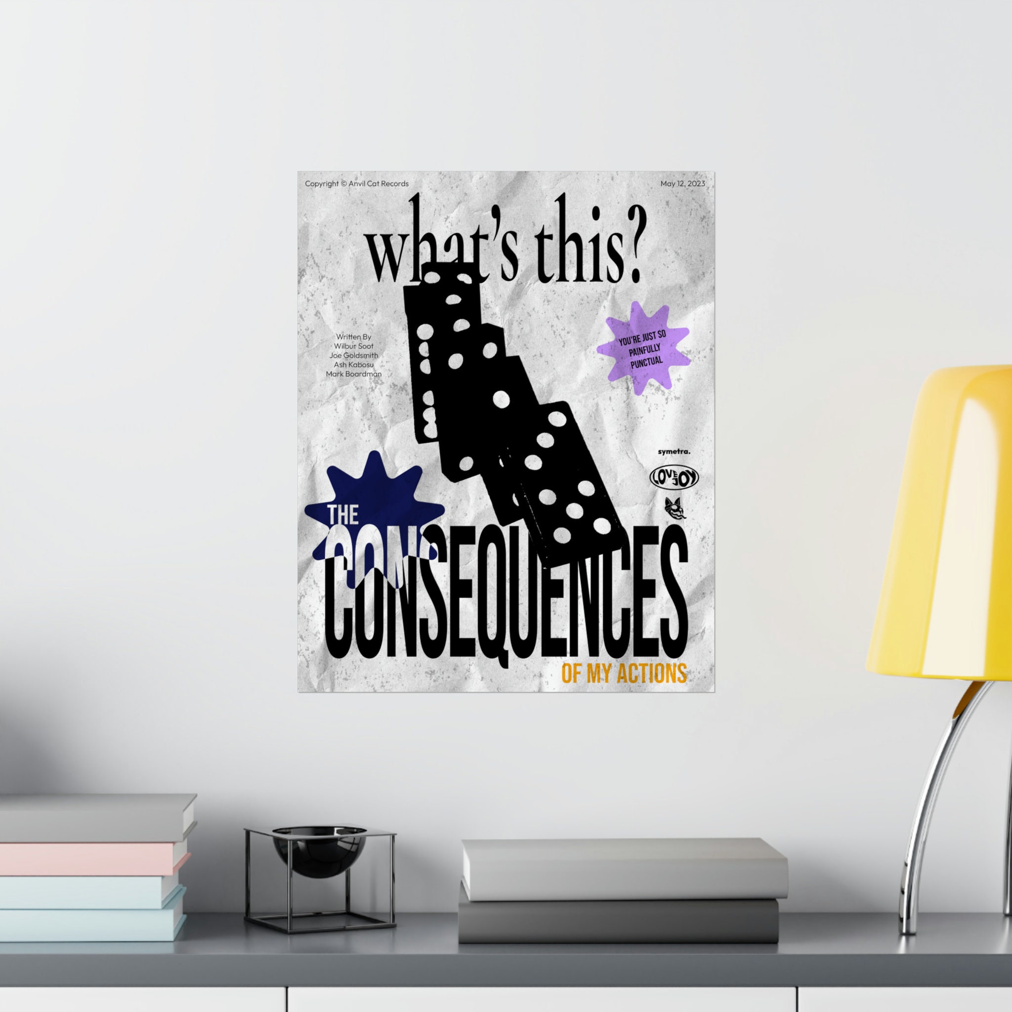 Consequences Poster Lovejoy Band Poster, Lovejoy Poster, Lovejoy Print ...