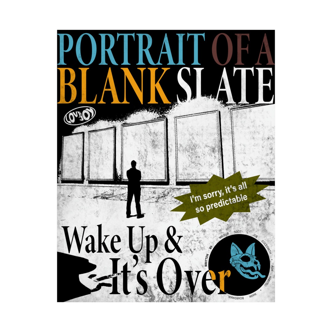 Portrait of a Blank Slate Poster Lovejoy Band Poster, Lovejoy Poster ...