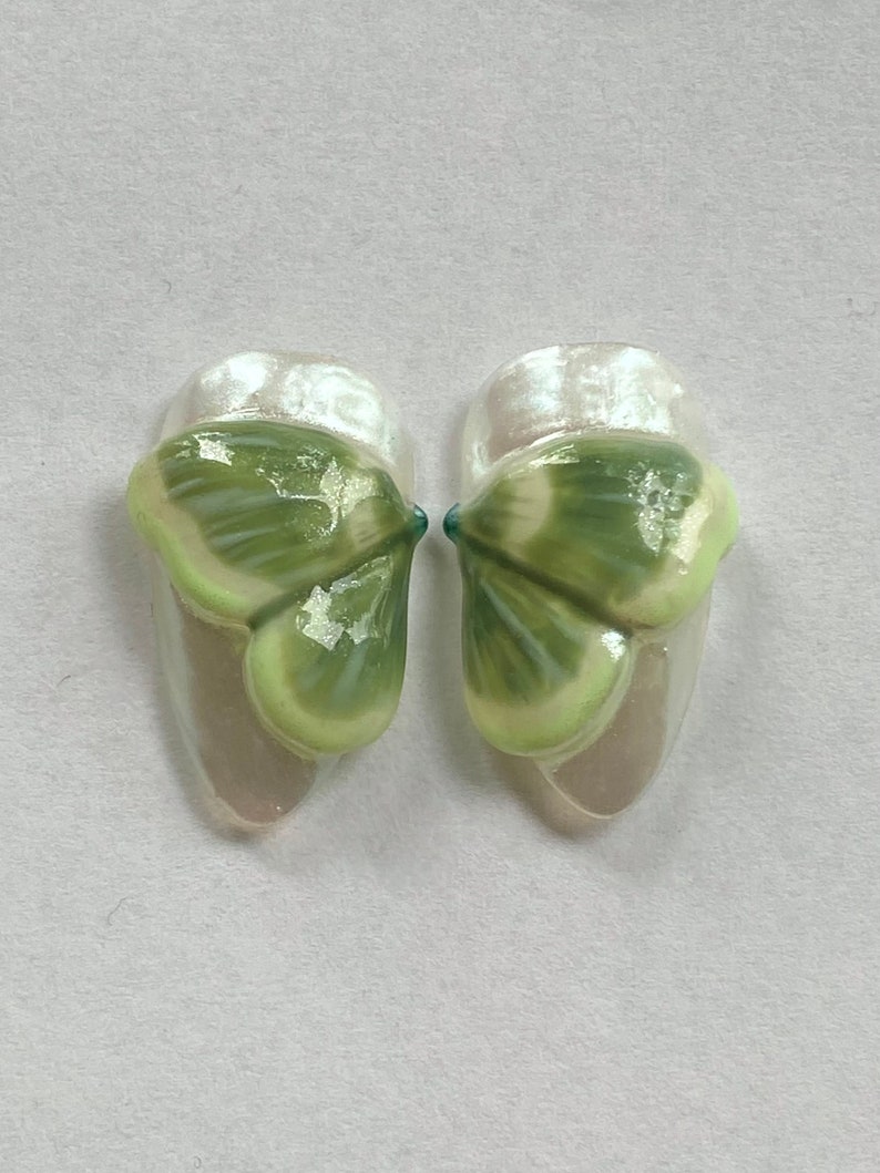 Whimsical Moth Press-on Nails - Etsy