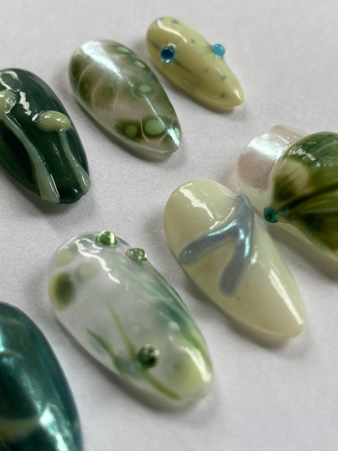 Whimsical Moth Press-on Nails - Etsy