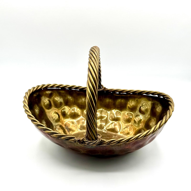 Solid Brass Large Bowl - Etsy