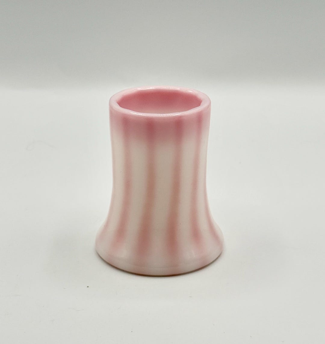 Fenton Rosaline Small Glass Vase. UV Reactive. Fenton Embossed Logo. - Etsy