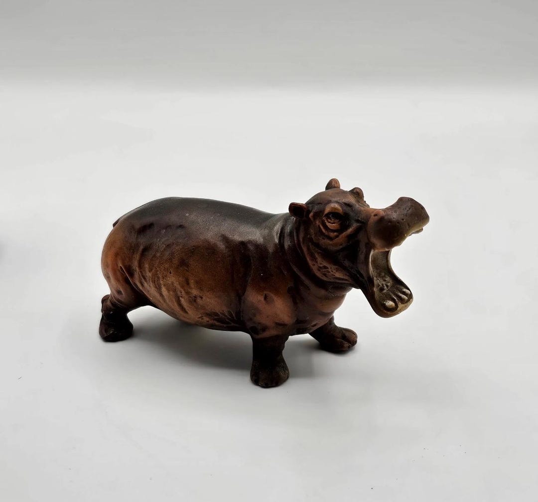 Japan Uctci Hippo Figurine. - Etsy