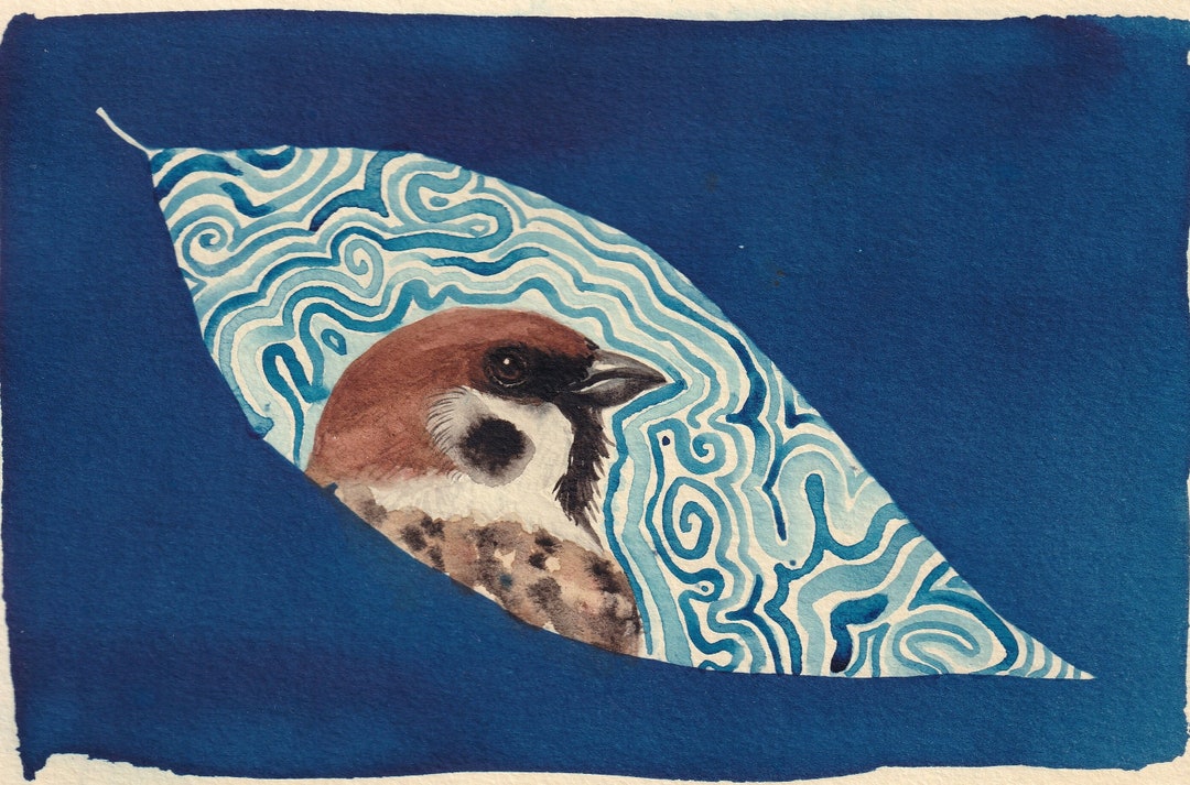 Painted Cyanotypes - Etsy