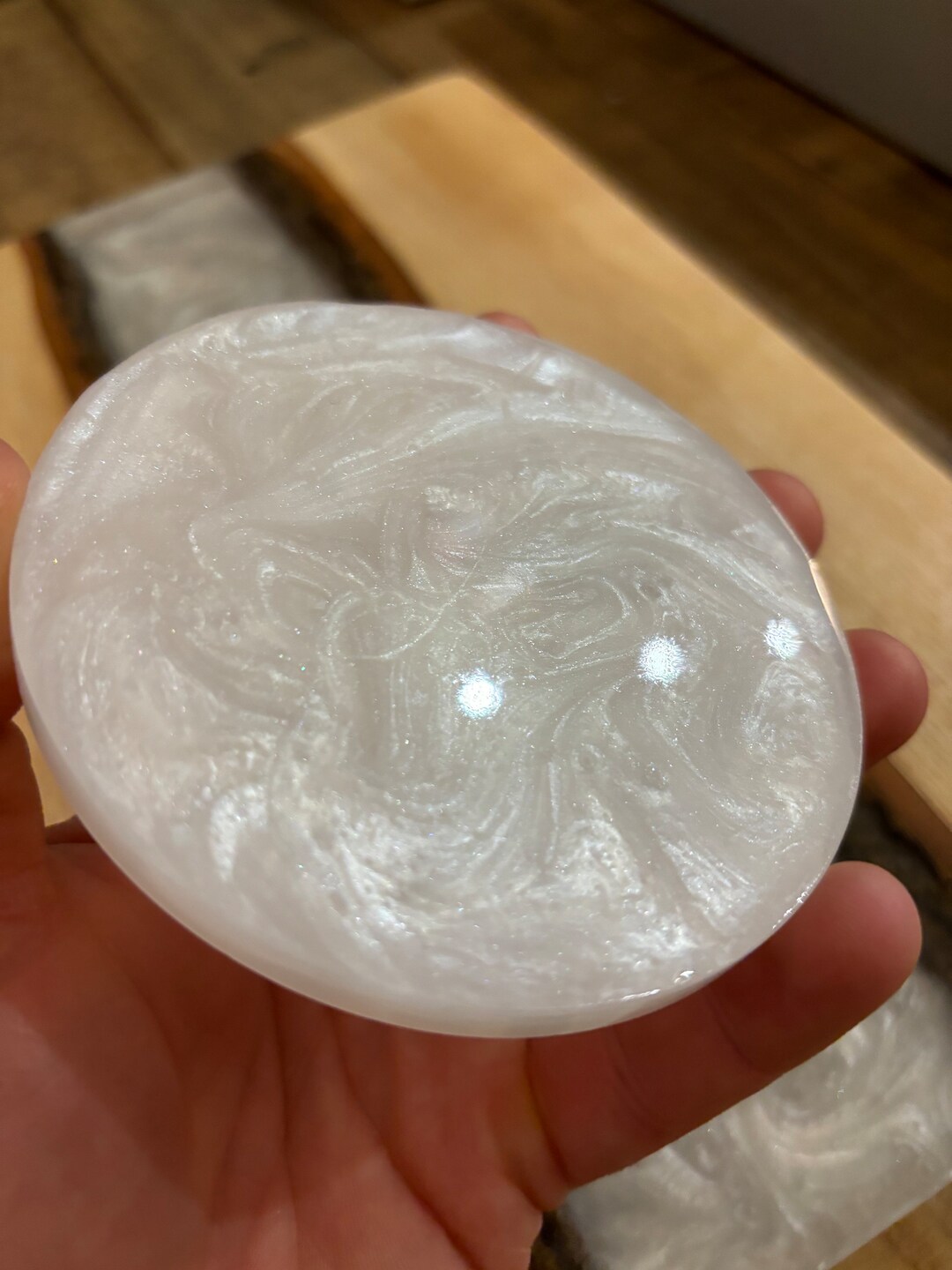 Pearl Resin Coasters - Etsy