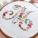 Floral Letter m Embroidery PDF Pattern, Digital PDF Pattern, Instant ...