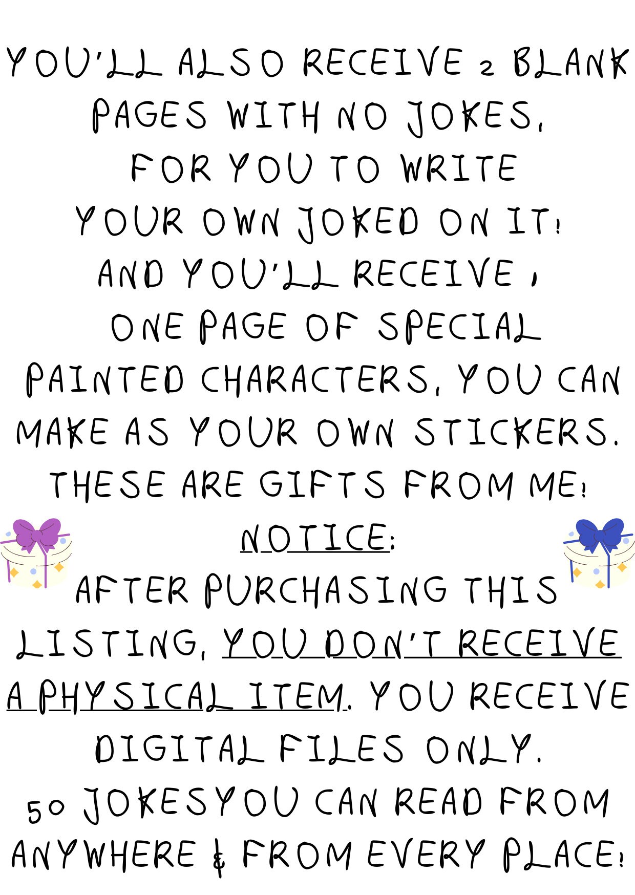 50 Colorful Printable Joke Cards for Kids for Calendars and Lunchboxes ...