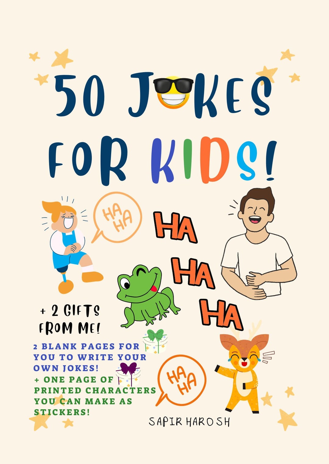 50 Colorful Printable Joke Cards for Kids for Calendars and Lunchboxes ...