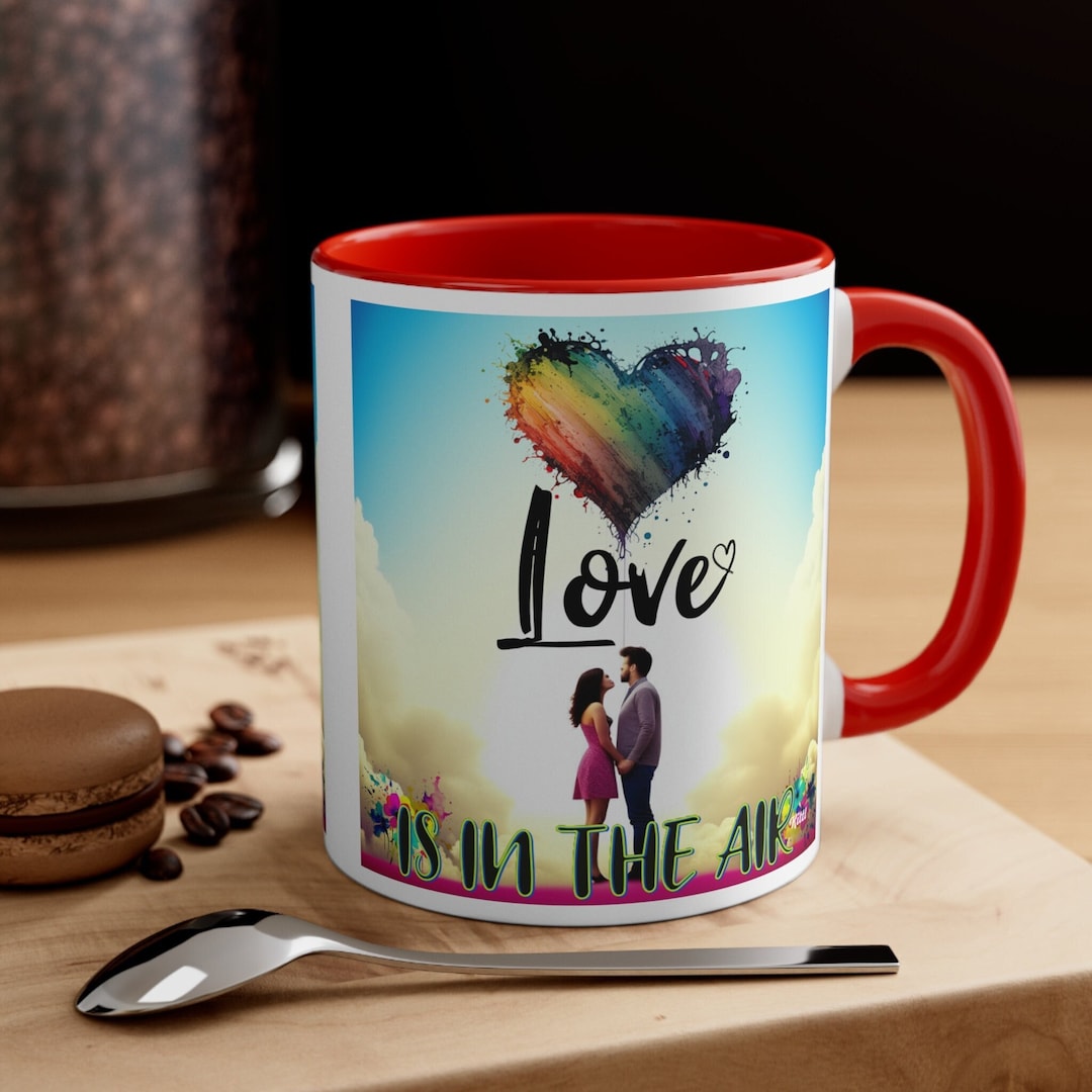 Love is in the Air Mug, Valentine's Day Gift, Love Mug Gift, Gifting ...