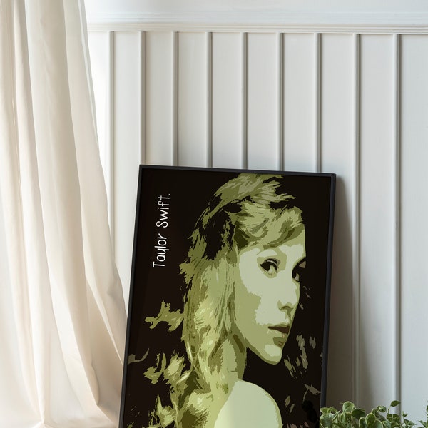 Taylorswift Poster Framed - Etsy