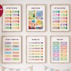Hebrew Educational Posters, Seasons Learning Chart, Days of the Week ...