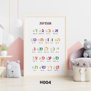 Hebrew Educational Posters, Learn Shapes, Hebrew Alphabet, Jewish ...
