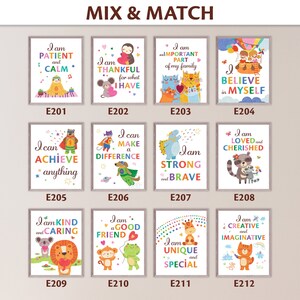 Positive Affirmation Poster for Kids, I Can Achieve Anything, Poster ...