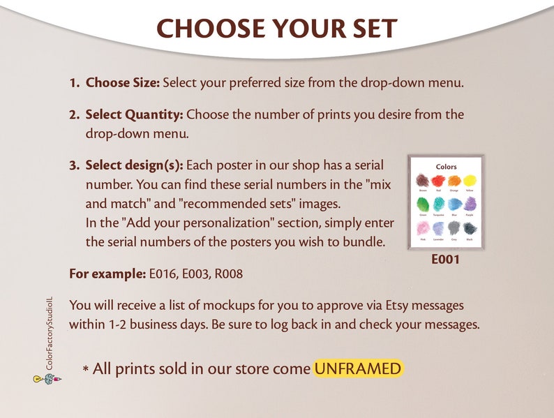 English Educational Print, Colors Learning Poster, for Classroom ...