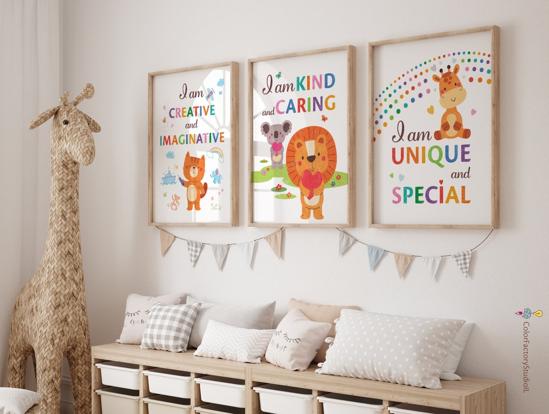 Positive Classroom Poster for Kids, Calm Down Corner, Affirmation ...