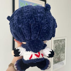Valorant Iso Big Plush Amigurumi %100 Handmade and Velvet Yarn, Gamer ...