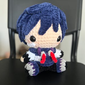 Valorant Iso Big Plush Amigurumi %100 Handmade and Velvet Yarn, Gamer ...