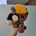 Valorant Raze Big Plush Amigurumi %100 Handmade and Velvet Yarn, Gamer ...