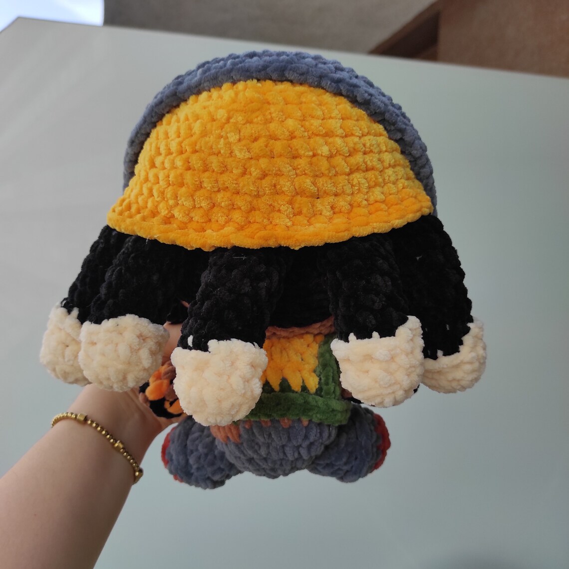 Valorant Raze Big Plush Amigurumi %100 Handmade and Velvet Yarn, Gamer ...