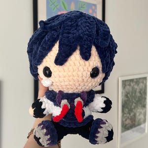 Valorant Iso Big Plush Amigurumi %100 Handmade and Velvet Yarn, Gamer ...