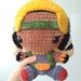 Valorant Raze Big Plush Amigurumi %100 Handmade and Velvet Yarn, Gamer ...