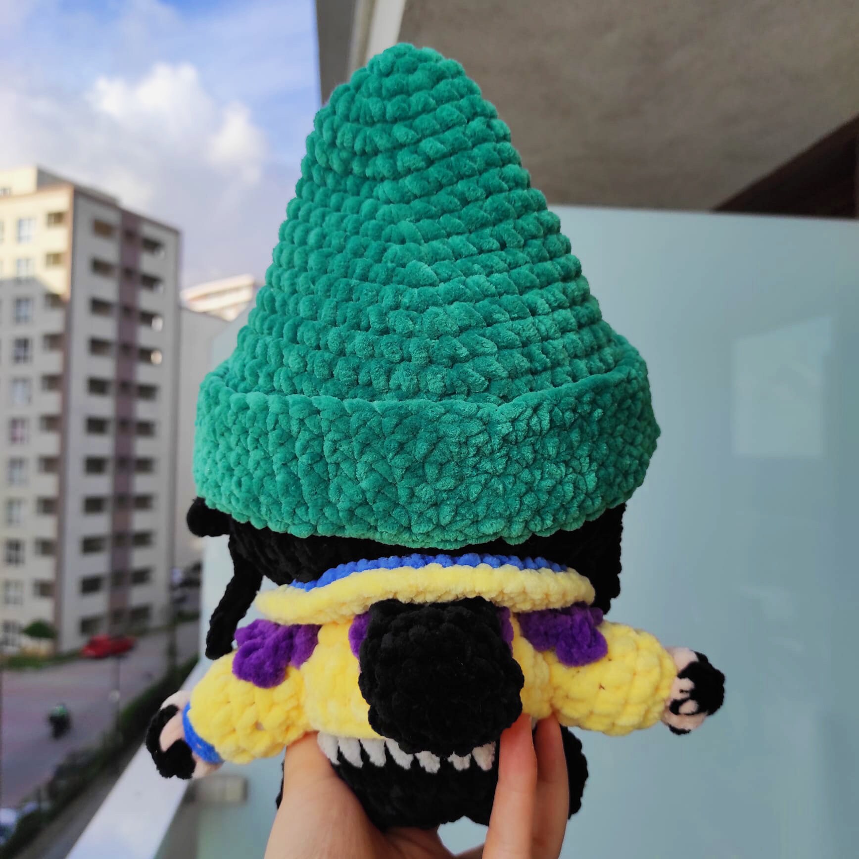 Valorant Killjoy Big Plush Amigurumi %100 Handmade and Velvet Yarn ...