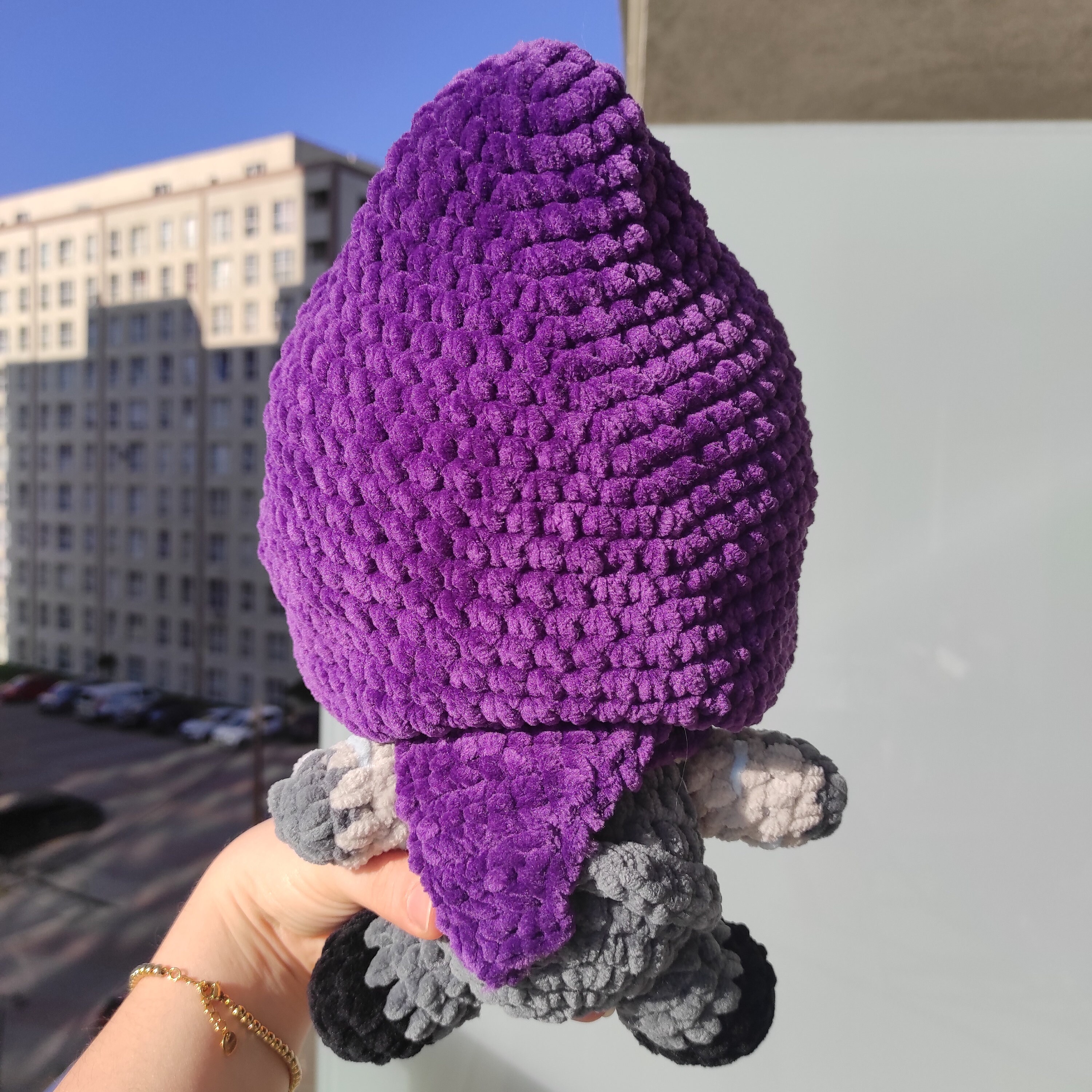 Valorant Omen Big Plush Amigurumi %100 Handmade and Velvet Yarn, Gamer ...