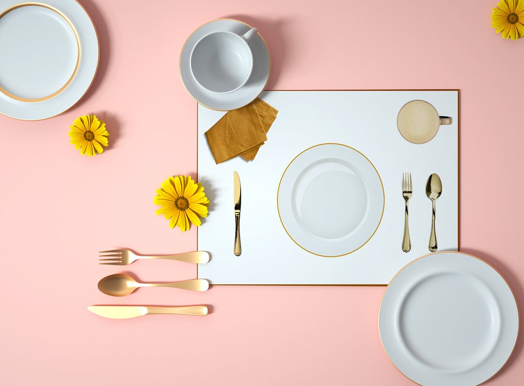 Table Setting- Montessori- Printable Placemat Real Pictures of Plate ...