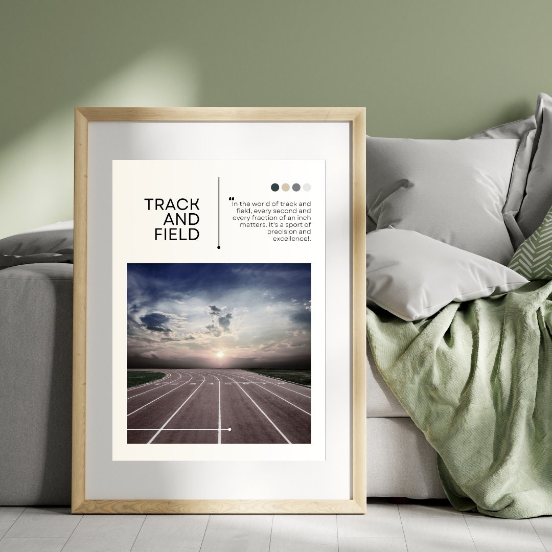 Running Motivation Poster – Minimalist Running Poster, Wall Art for ...