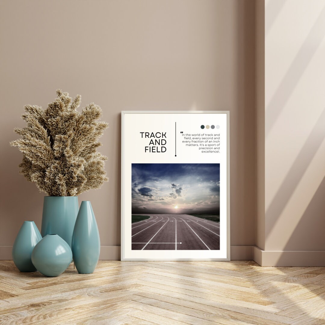 Running Motivation Poster – Minimalist Running Poster, Wall Art for ...