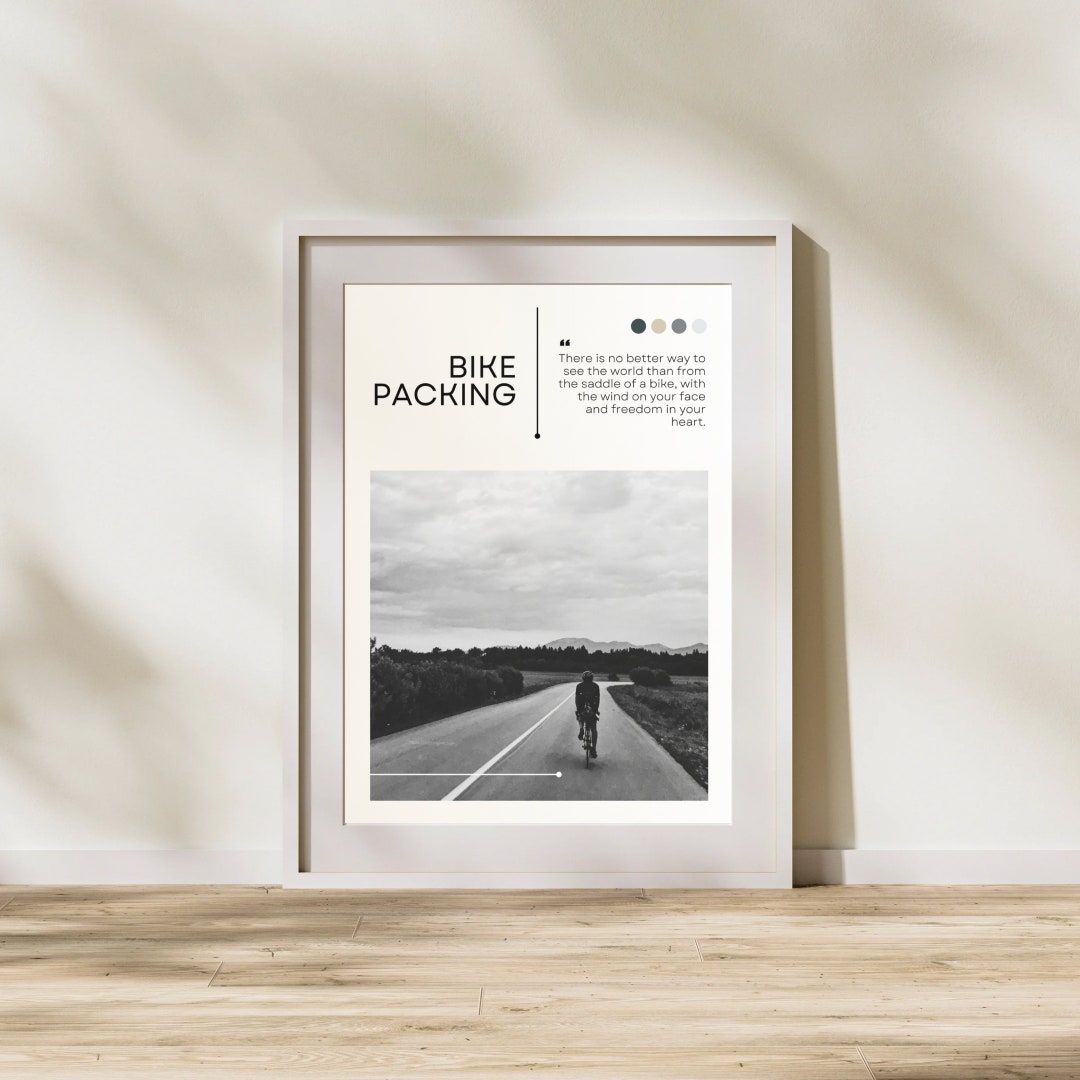 High Quality Road Bike Poster Inspirational Quote Perfect Decoration ...