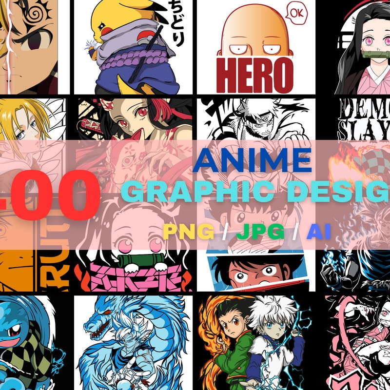 Anime Wall Stickers - Etsy