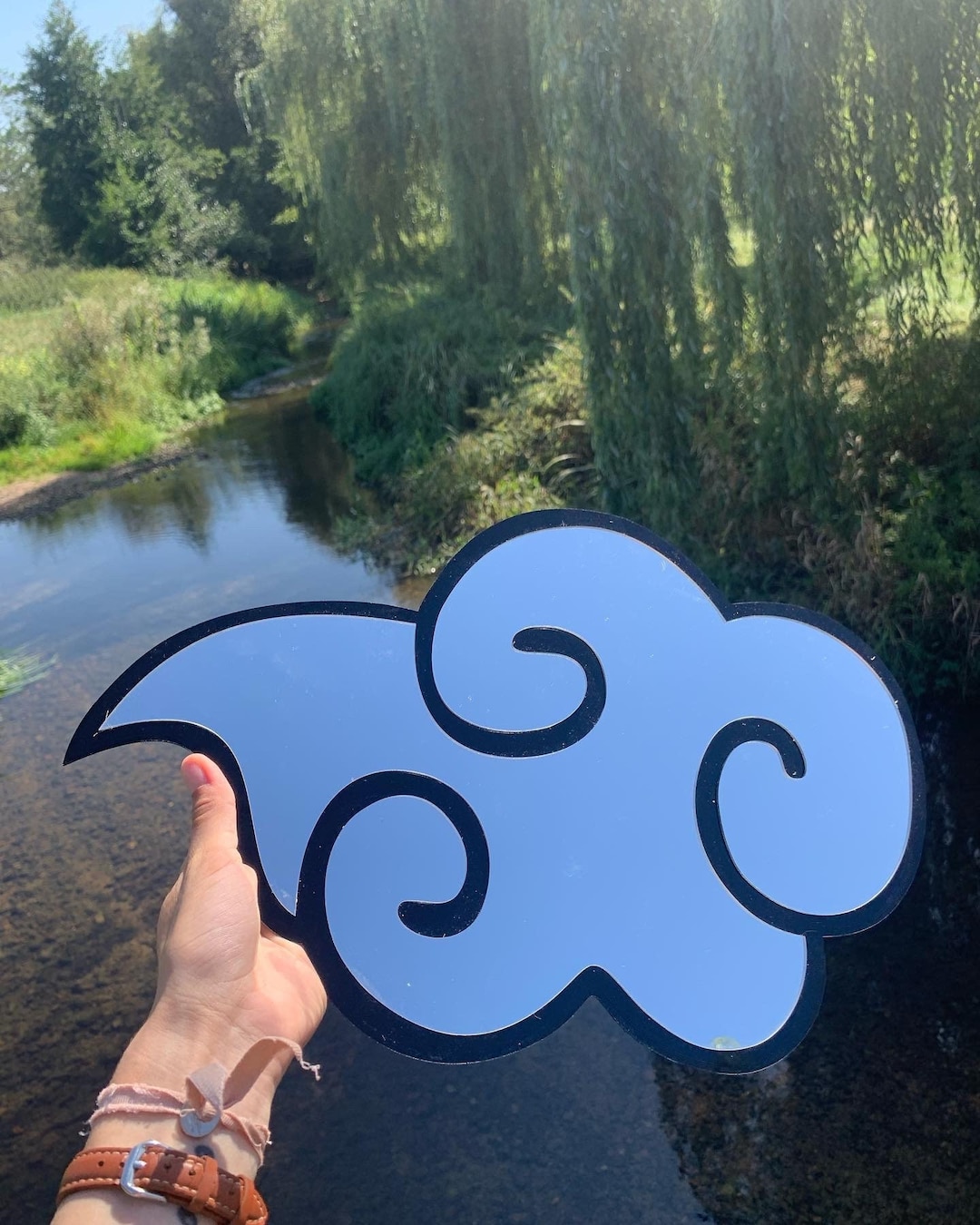 Mirror Akatsuki Cloud Wall Sign Decor , Anime Sign , Asian Decor ...