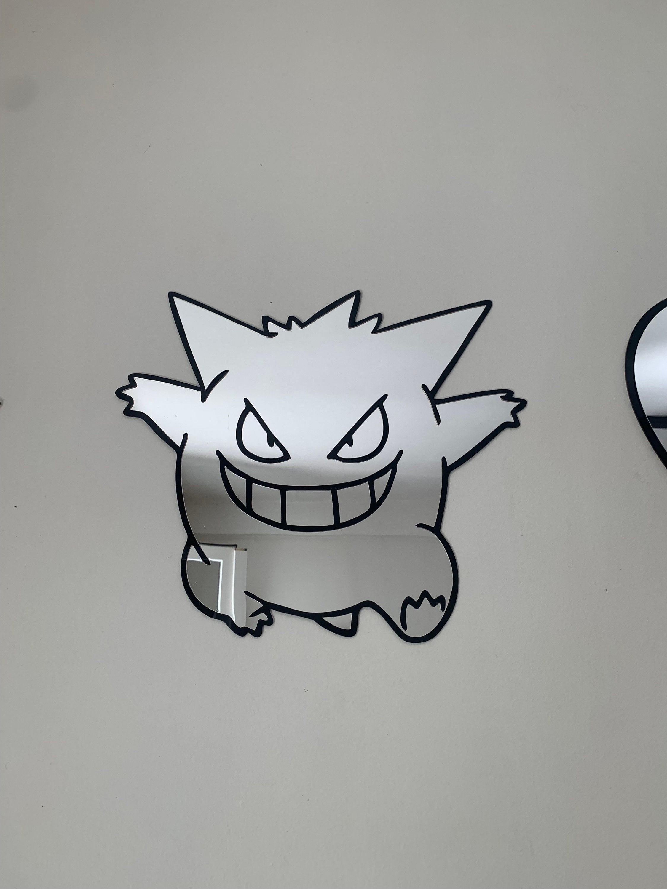 Mirror Gengar Decor , Animated Decor Pokémon Gift , Pokémon Art , Room ...