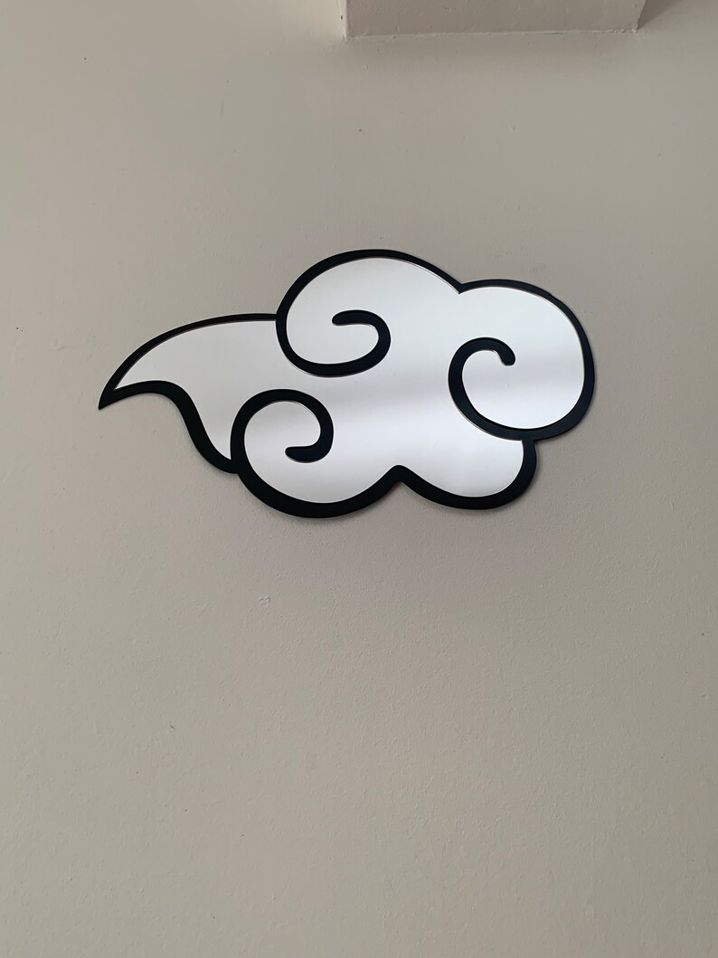 Mirror Akatsuki Cloud Wall Sign Decor , Anime Sign , Asian Decor ...