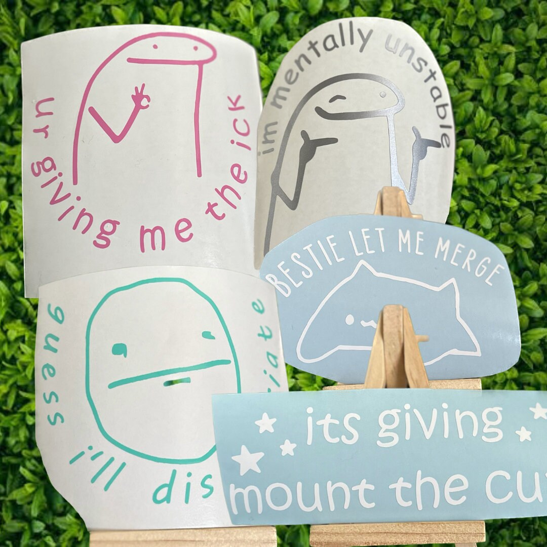 Funny Meme Sticker - Car Laptop Decal Vinyl Custom Original Design - Etsy