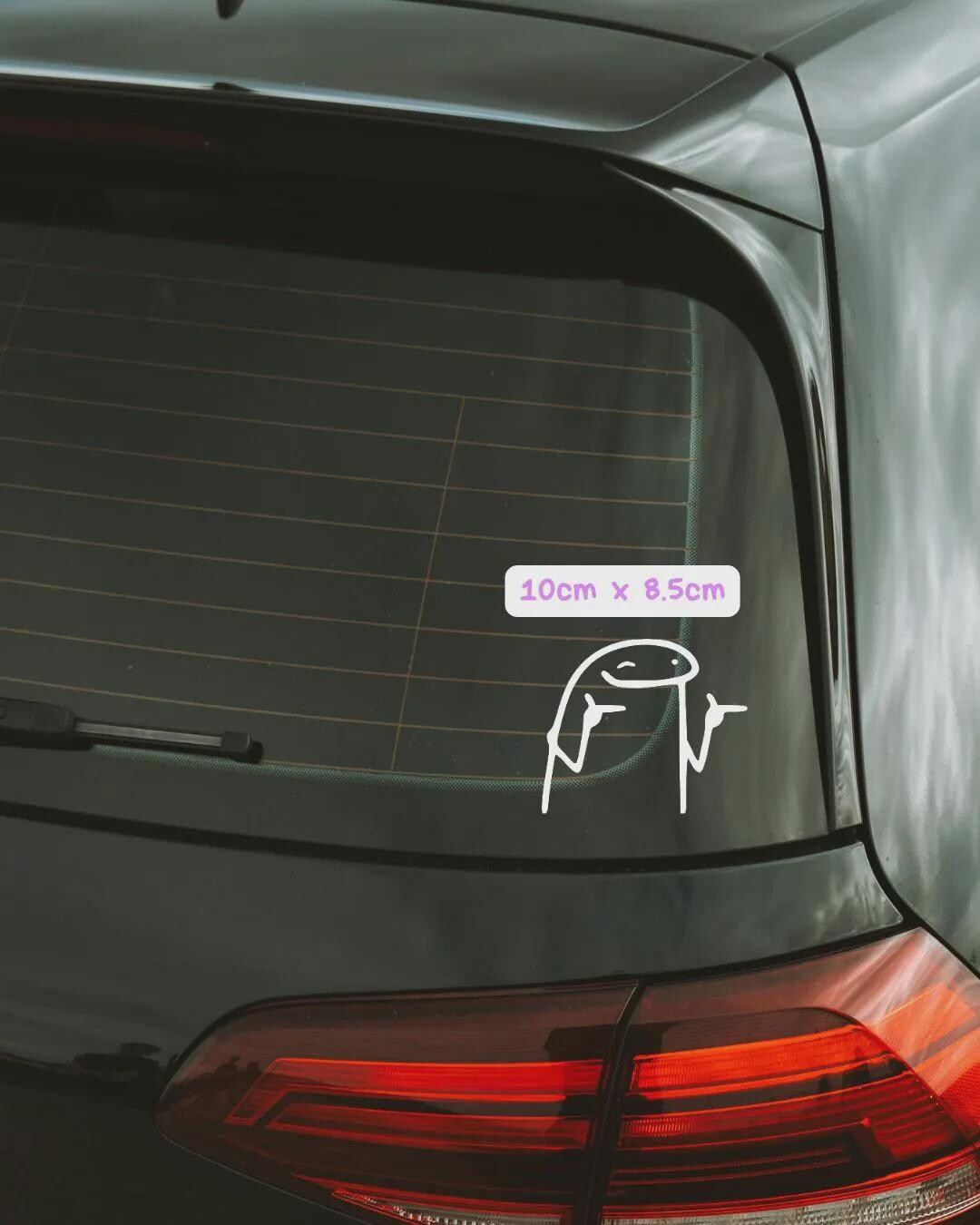 Flork Finger Gun - Custom Colour Funny Car Sticker Decal Laptop Vinyl ...