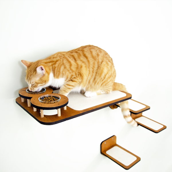 Cat Feeding Shelf - Etsy