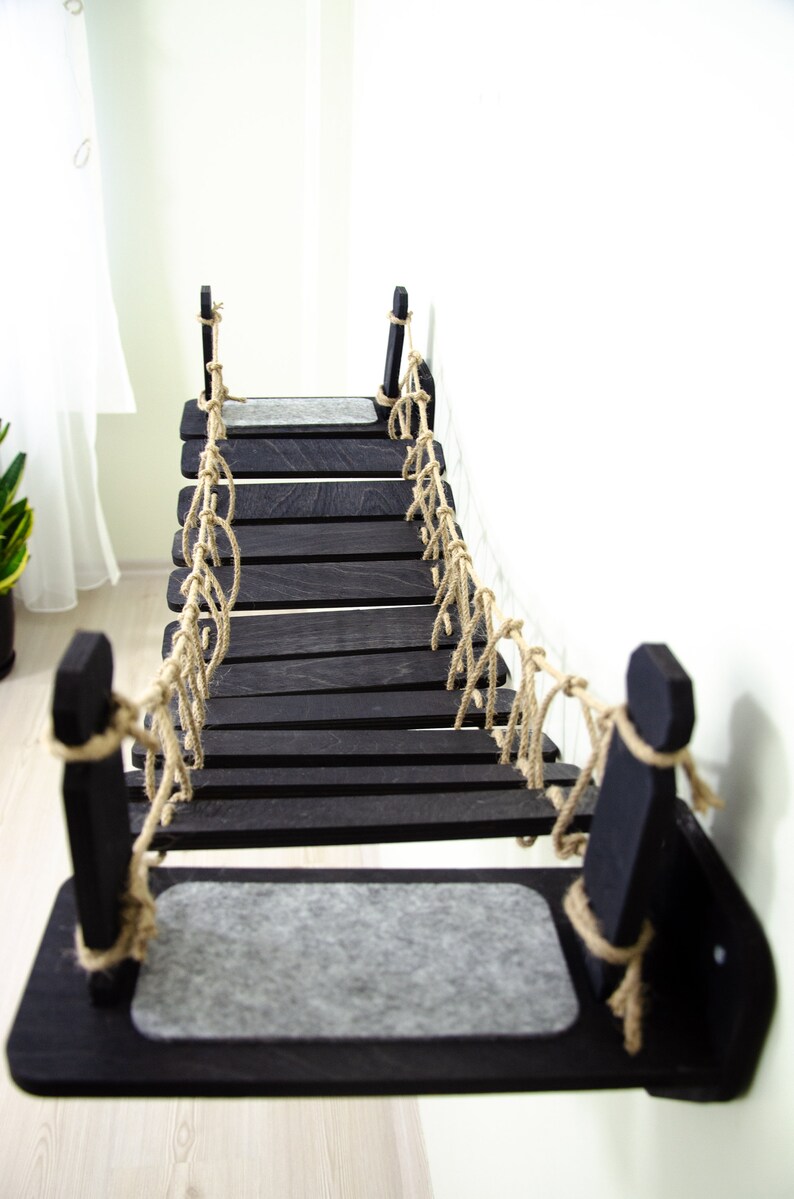 Cat Floating Bridge, Cat Wall Bridge, Modern Cat Wall Shelves, Cat Wall ...
