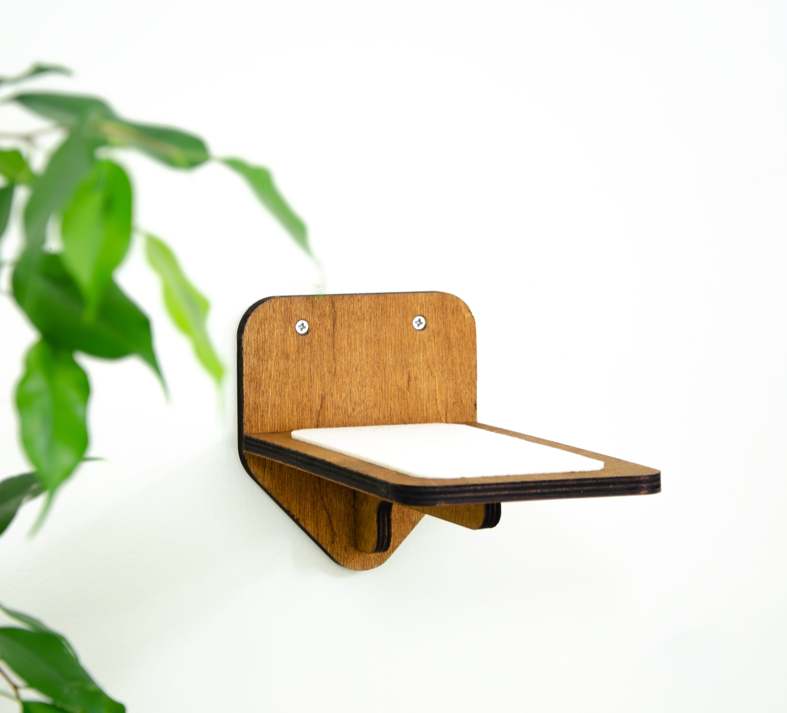 Cat Wall Feeding Shelf, Modern Cat Wall Shelves, Cat Play Furniture ...