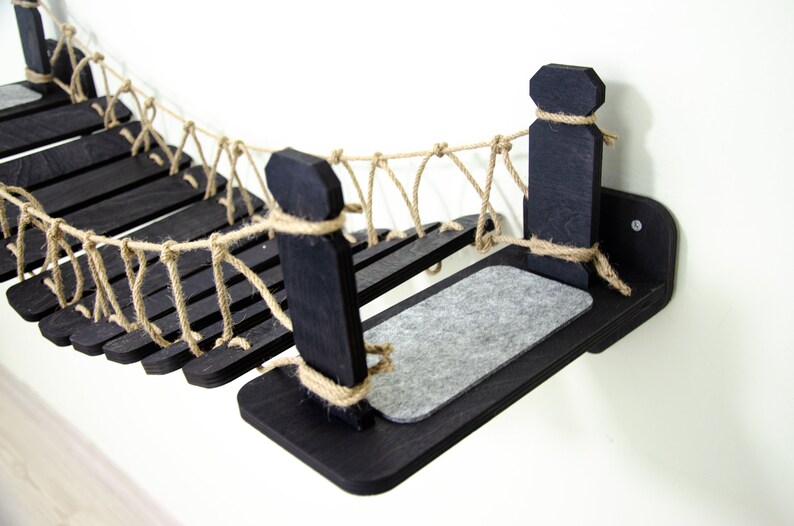 Cat Floating Bridge, Cat Wall Bridge, Modern Cat Wall Shelves, Cat Wall ...