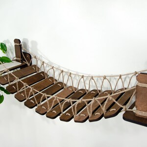 Cat Floating Bridge, Cat Wall Bridge, Modern Cat Wall Shelves, Cat Wall ...