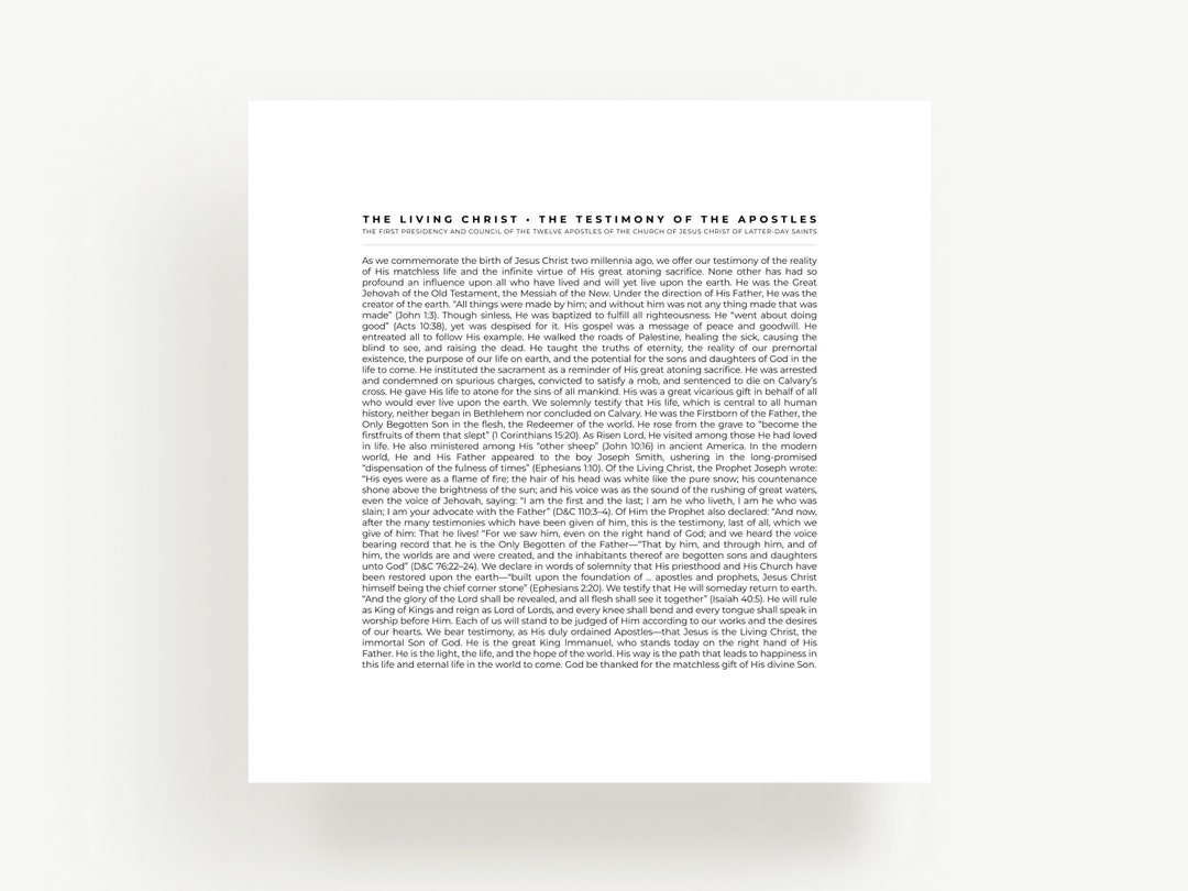 LDS Living Christ | Modern LDS Prints and Art | Digital Download ...