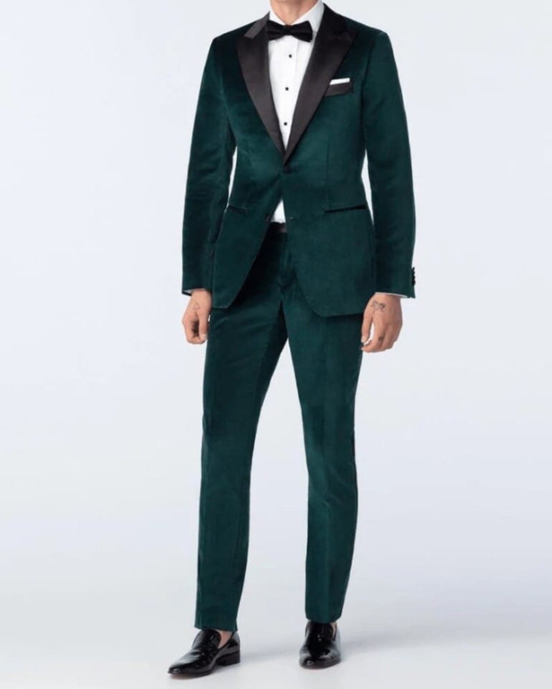 Green Velvet Suit for Men, Elegant Wear for Office Wear, Party Wear ...